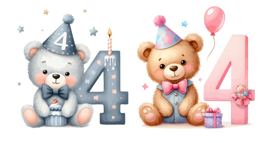 Teddy Bear Party Hat Vector Images (over 830)