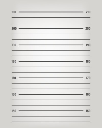 Height chart in jail Vector Images & Graphics for Commercial Use ...
