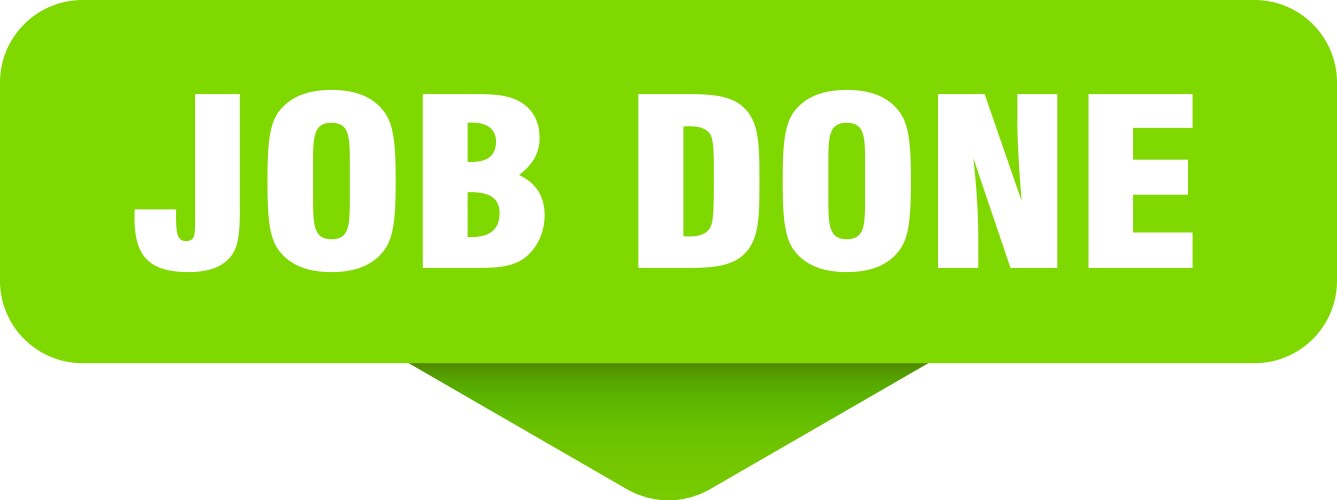 Done Green Job Vector Images (over 200)