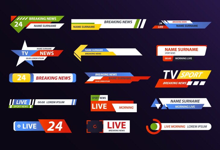 News Channel Logo Vector Images (over 2,500)