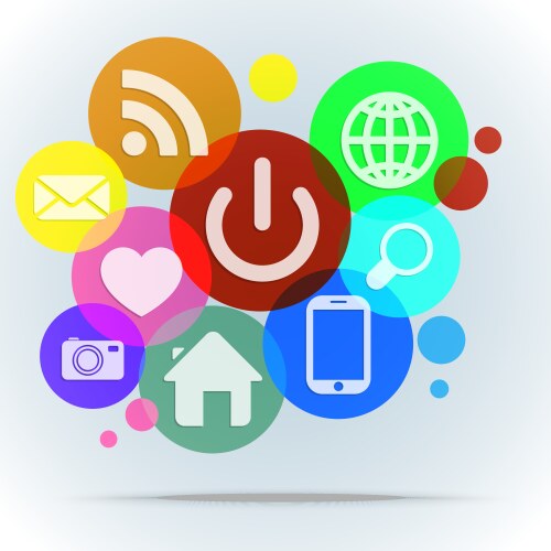 Stylish email background Royalty Free Vector Image