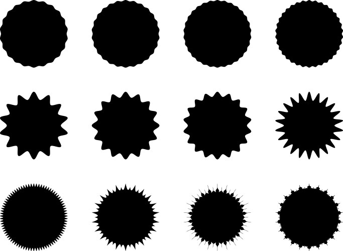 Emblem badge logos shape pictogram symbol visual Vector Image