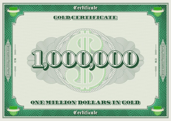 Million Dollar Bill Vector Images (over 1,100)