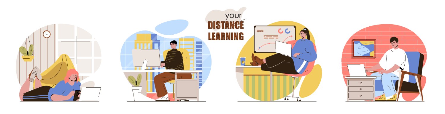 Distance Learning Vector Images (over 34,000)