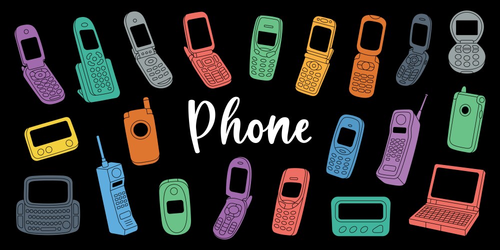 Cartoon Retro Telephone Vector Images (over 2,200)