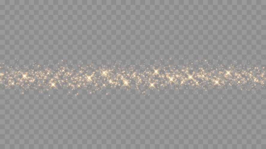 Gold light glitter particles Royalty Free Vector Image