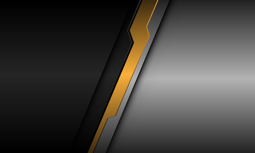 Abstract silver cyber black line grey metallic Vector Image