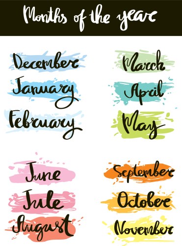 Month May Calligraphy Vector Images (over 590)