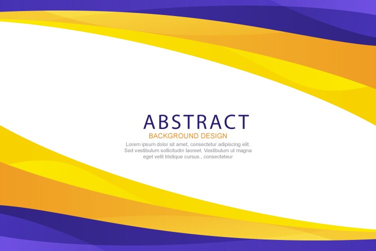 Elegant business cover presentation template Vector Image