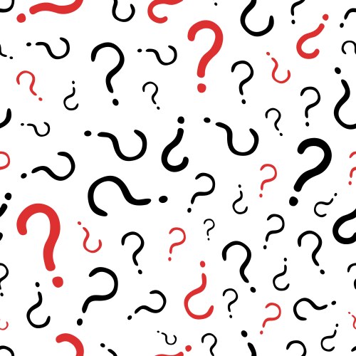 Question marks signs black seamless pattern Vector Image Question marks signs black seamless pattern Vector Image