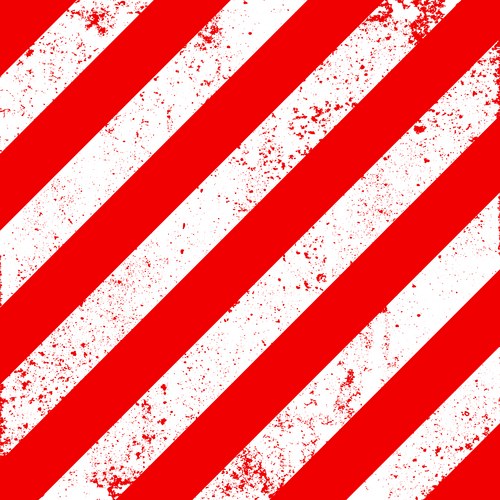 Diagonal Warning Sign – Royalty-Free Vector | VectorStock