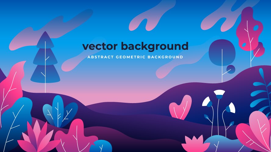 Gradient Landscape Vector Images (over 16,000)