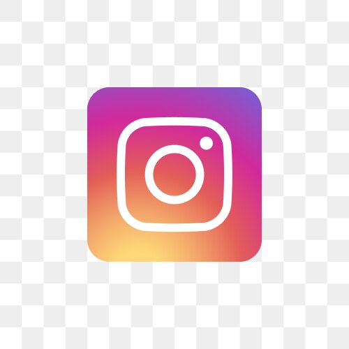 Instagram social media icons Royalty Free Vector Image
