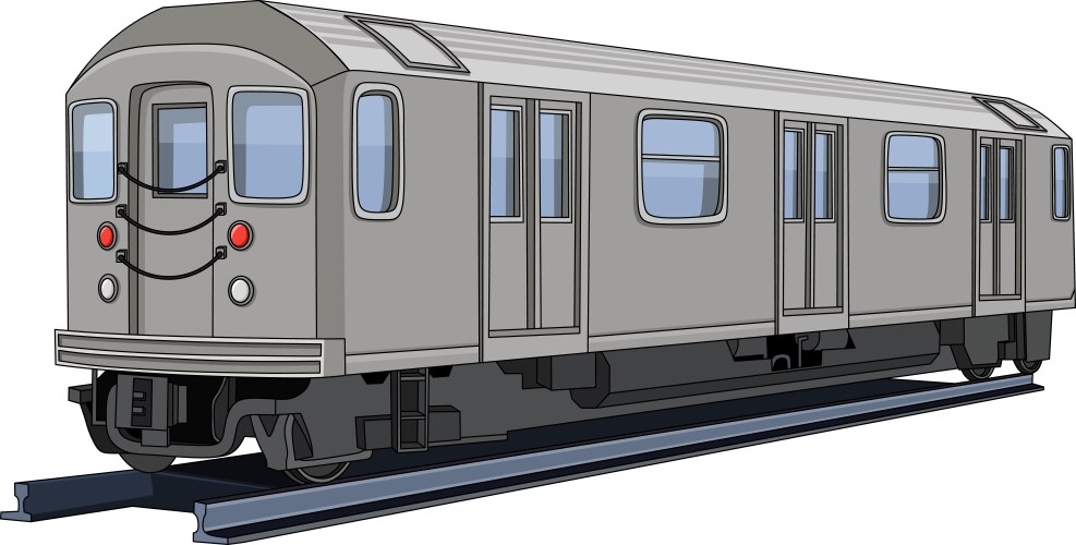 Indian train cartoon Royalty Free Vector Image