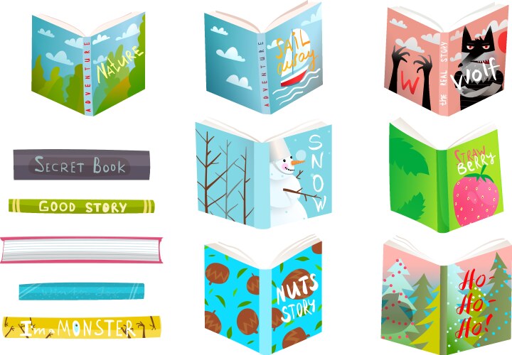 Cover Page for Kids Books Vector Images (over 2,400)