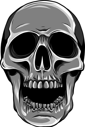 Skull Front Facing Vector Images (over 2,200)