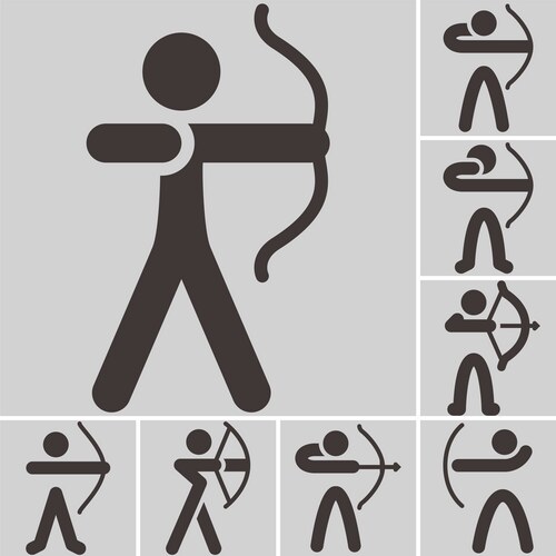 Stick Figure Bowing Vector Images (over 220)