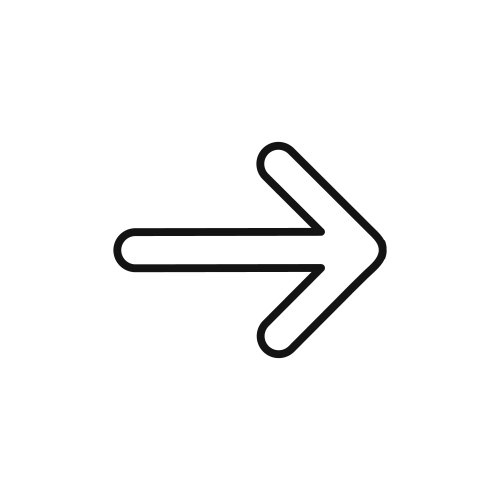 Counterclockwise rotation logo sign outline Vector Image