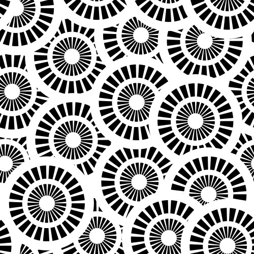 Black and White Circle Pattern Vector Images (over 480,000)