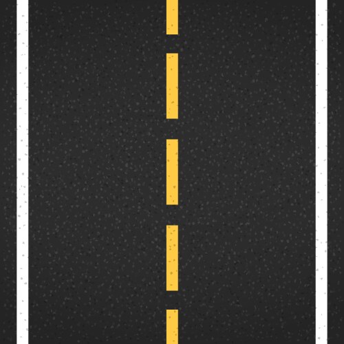 Asphalt road texture background with tyre tracks Vector Image