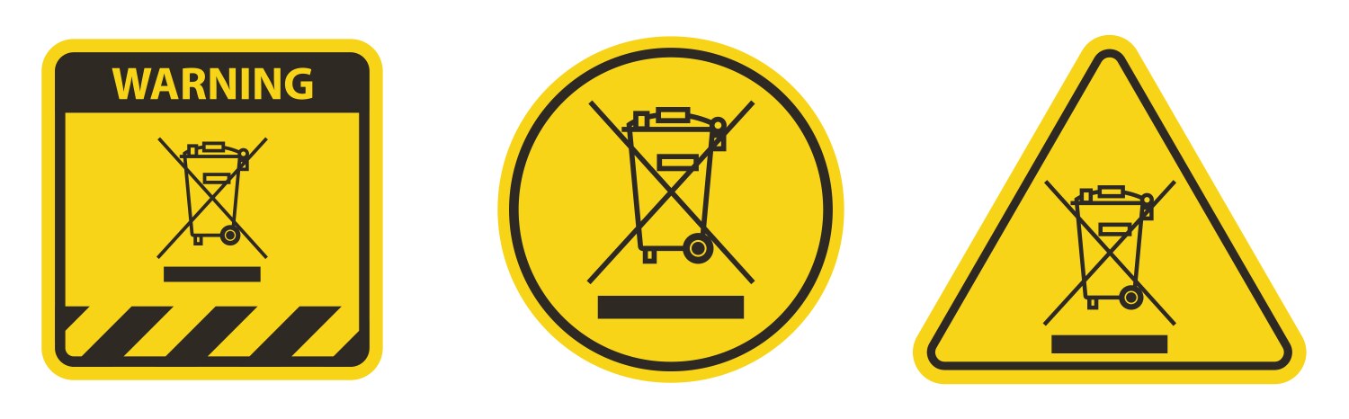 Dont throw rubbish sign Vector Images & Graphics for Commercial Use ...