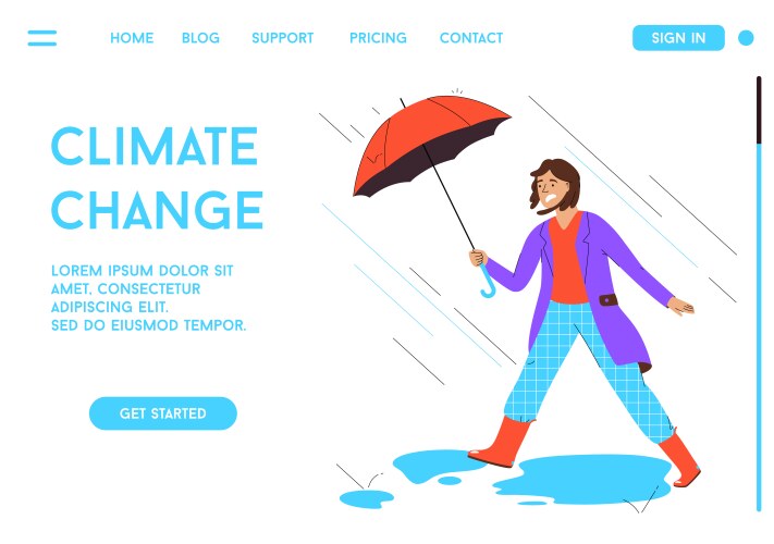 Climate change infographic melted planet graphic Vector Image Climate change infographic melted planet graphic Vector Image