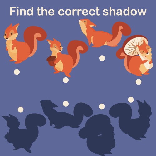 Educational Kids Shadow Vector Images (over 9,600)