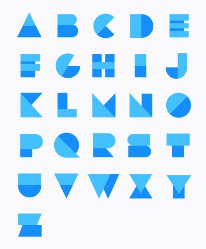 Geometric Alphabet Vector Images (over 630,000)