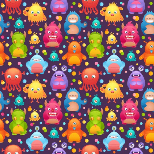 Cute monsters set Royalty Free Vector Image - VectorStock