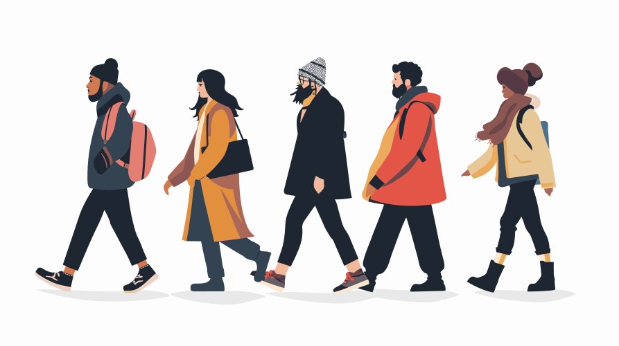 Young Walking Vector Images (over 55,000)