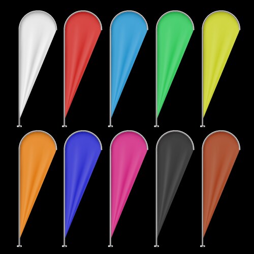 Game flags Royalty Free Vector Image - VectorStock