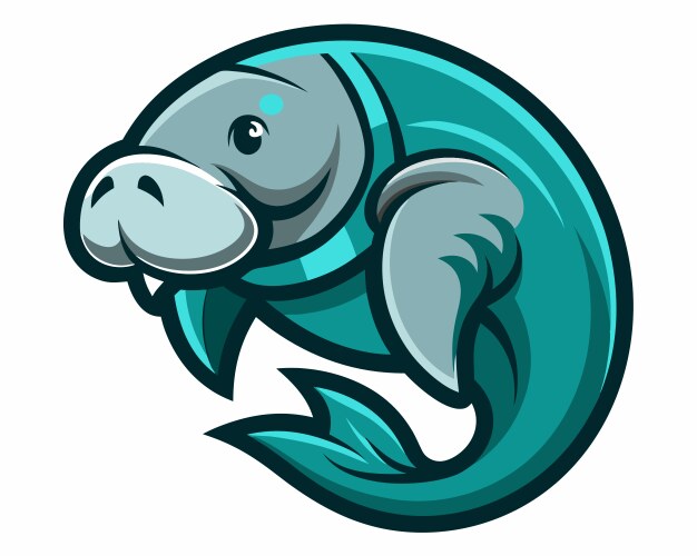 Manatee Logo Vector Images (89)