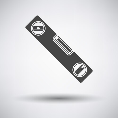 Icon of construction level Royalty Free Vector Image