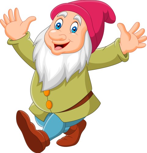 Fantasy style dwarf Royalty Free Vector Image - VectorStock