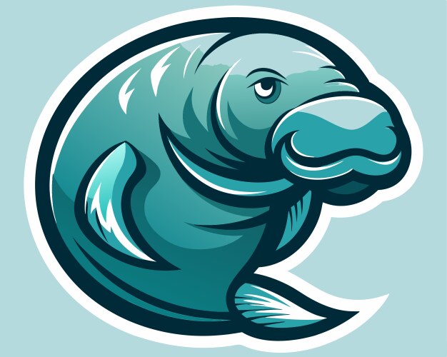 Manatee Logo Vector Images (89)