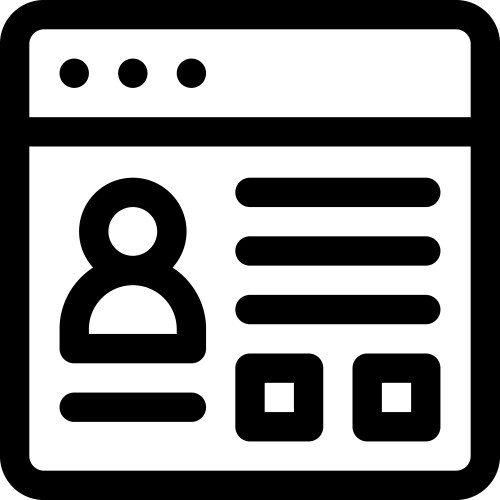 Age icon thin linear style design isolated Vector Image