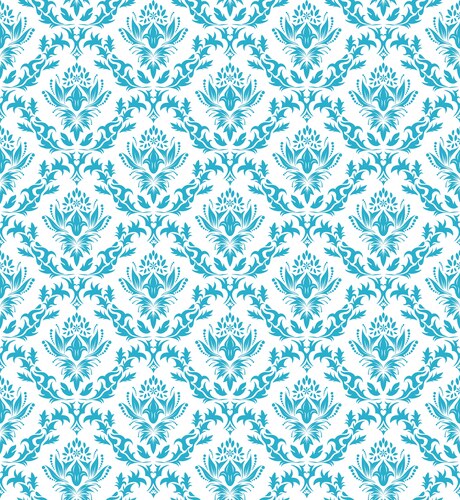 Damask web banner Royalty Free Vector Image - VectorStock