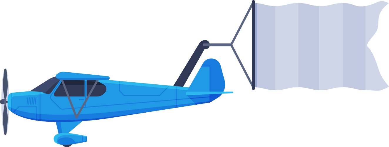 Cartoon airplane flying Royalty Free Vector Image