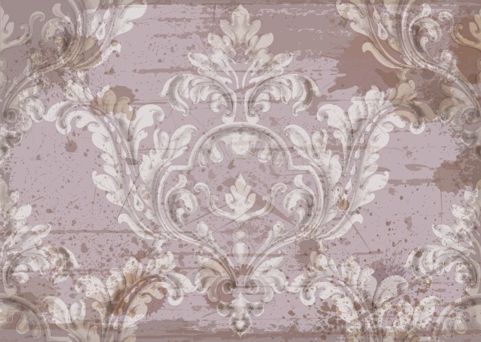 Rococo texture pattern Royalty Free Vector Image