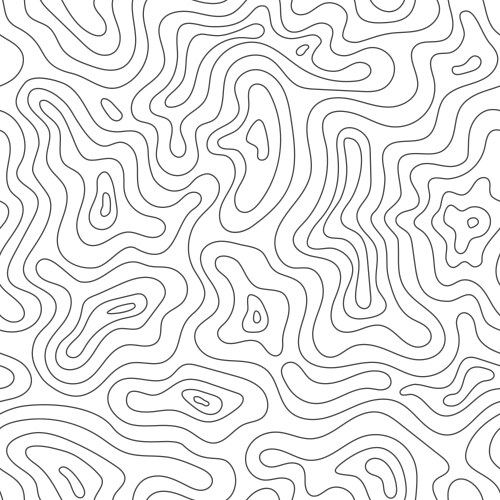 Topographic Map Black and White Vector Images (over 2,900)