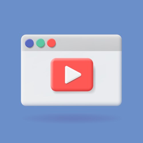 Flat Design Browser Window Royalty Free Vector Image