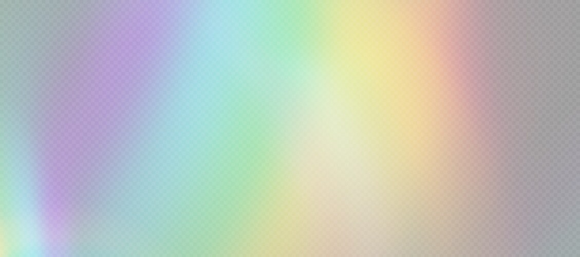 Blurred rainbow refraction overlay effect light Vector Image