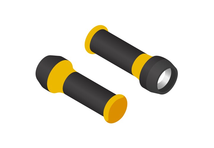 Torch on white Royalty Free Vector Image - VectorStock