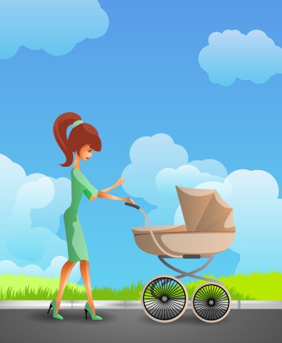 Girl Pushing Vector Images (over 3,400)