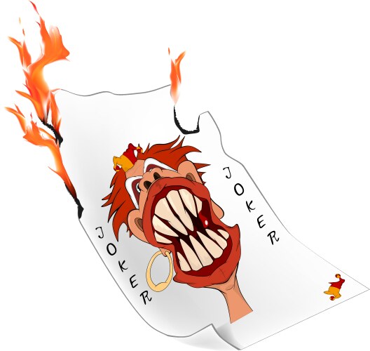 Playing cards fire Vector Images & Graphics for Commercial Use ...