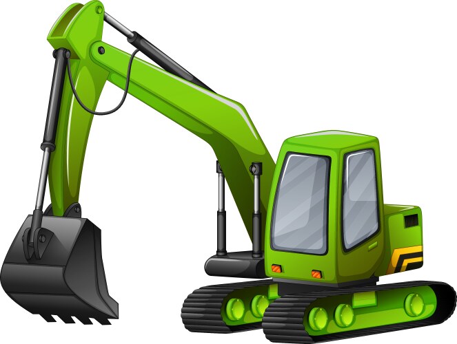 Tractor jcb Royalty Free Vector Image - VectorStock