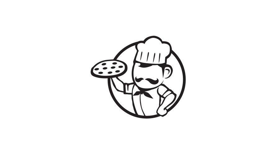 Pizza Chef Logo Chef Pizza Logo Png Vector Images | Depositphotos