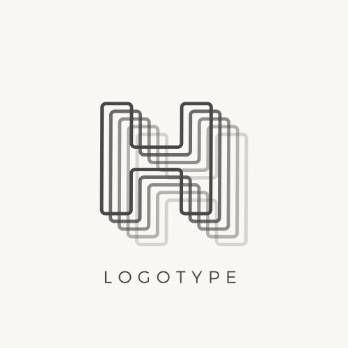 H Line Silhouette Vector Images (over 440)