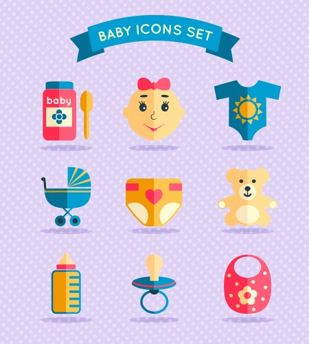 Cartoon baby boy Royalty Free Vector Image - VectorStock