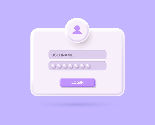 Login Minimal Form Vector Images (over 670)